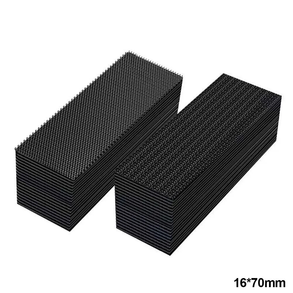 Самоклеящаяся липучка черная 16x70mm, 10 пар