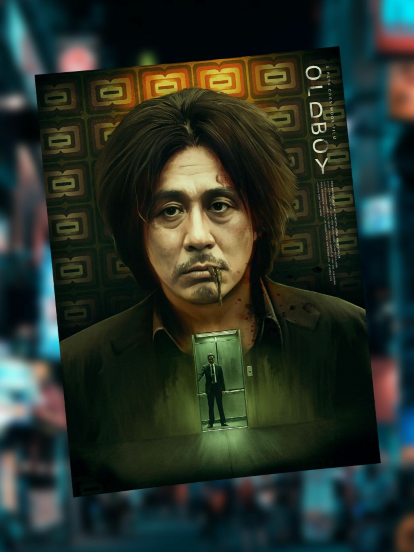 Постер pinterest "Олдбой", 29.7х42см, А3, глянцевый