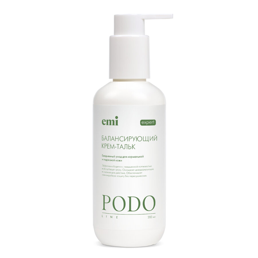 EMI, Балансирующий крем-тальк для ног, 200 мл