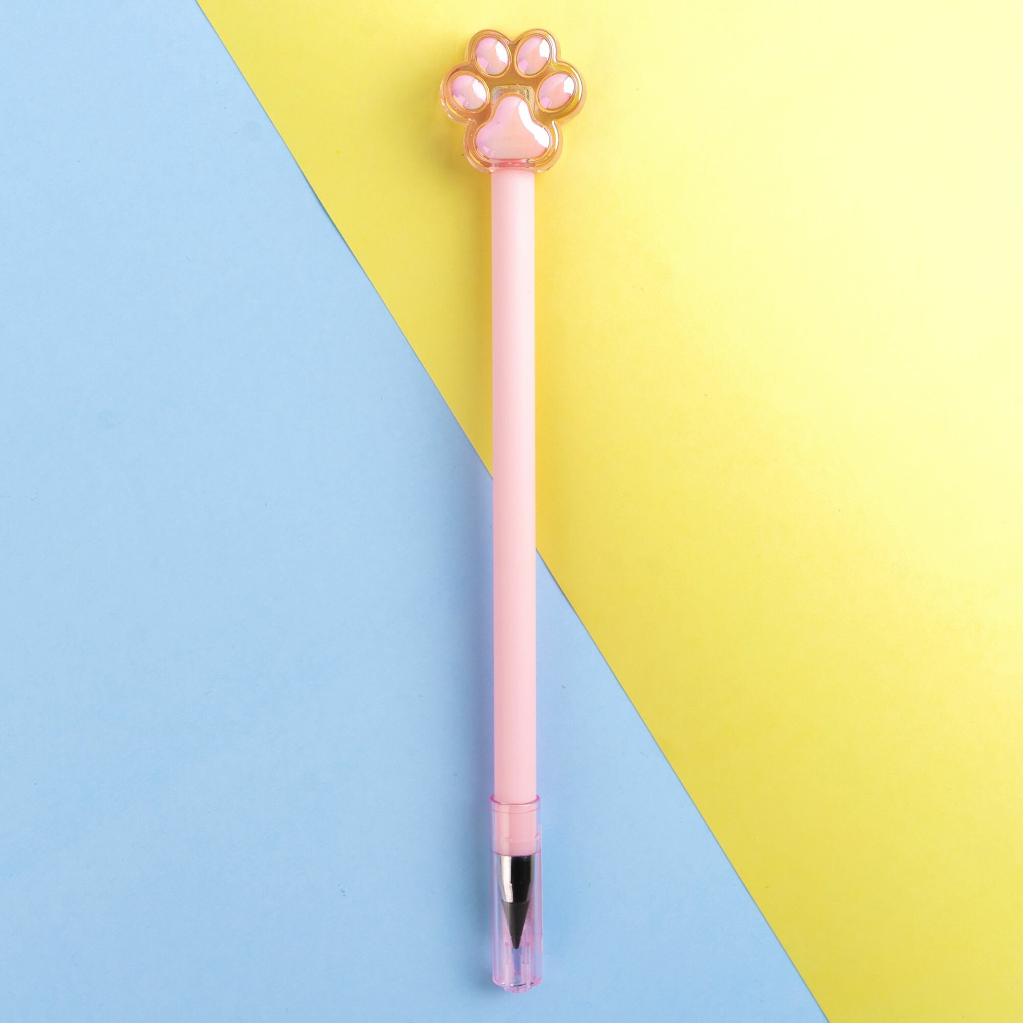 Карандаш вечный Лапки (лапки котика) розовый, 1 шт.