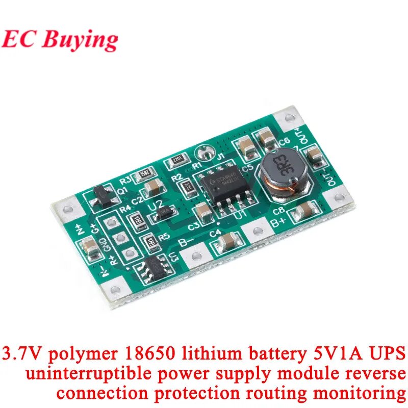 EC Buying Однокристальный модуль бесперебойного питания 18650 UPS Power Module