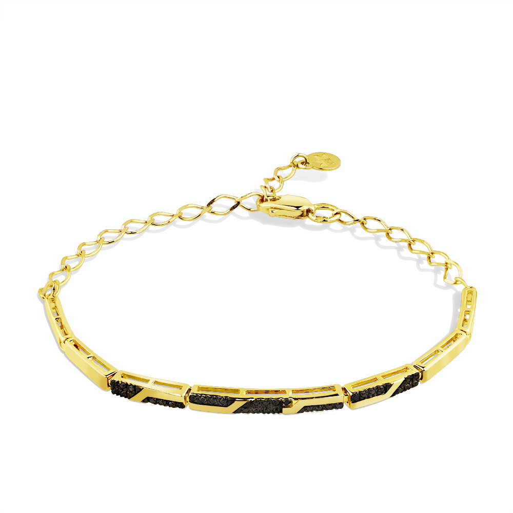 Браслет, золото, 585 проба, бриллиант