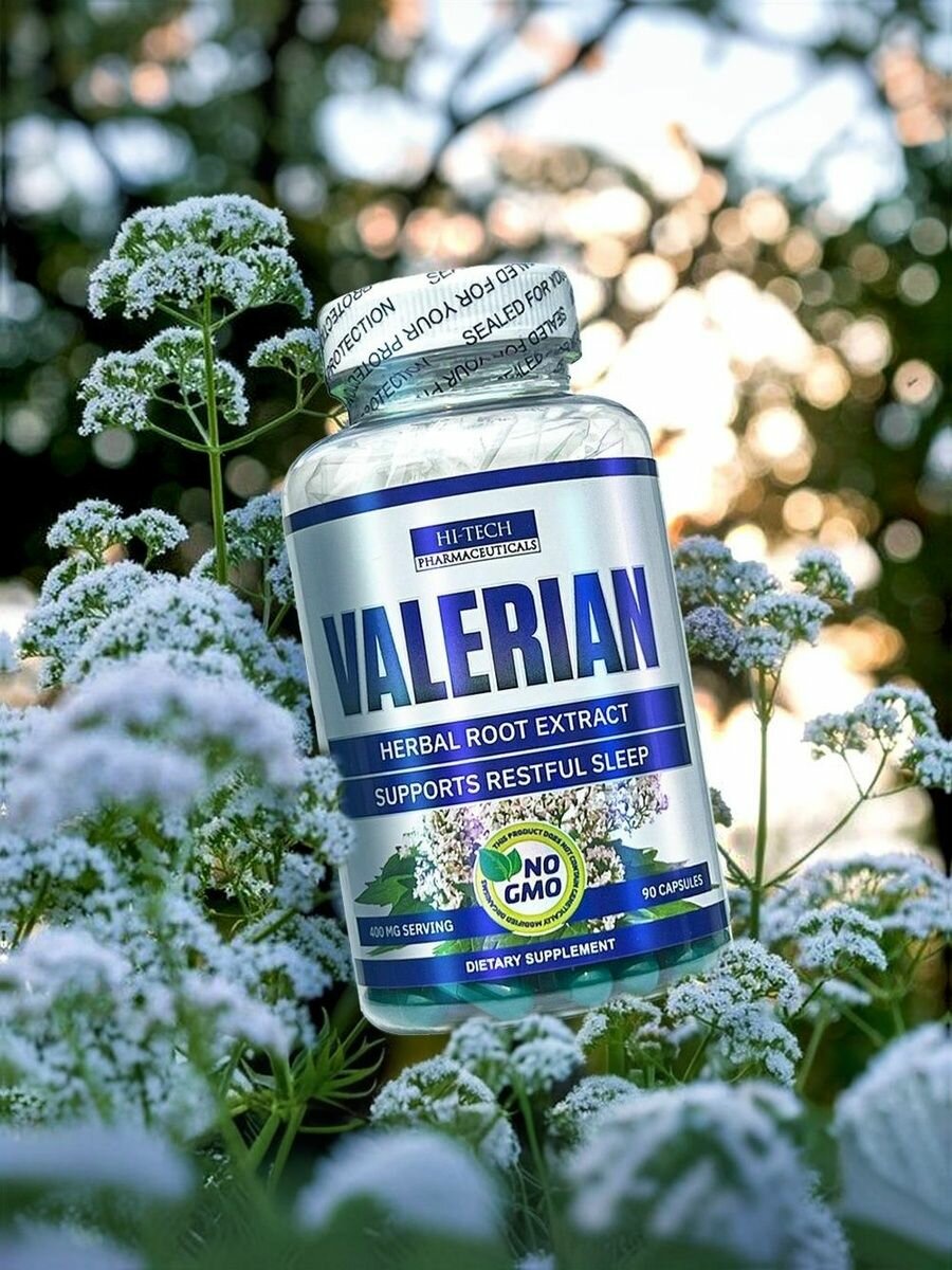 Здоровый сон, Valerian 90 капсул, 400мг