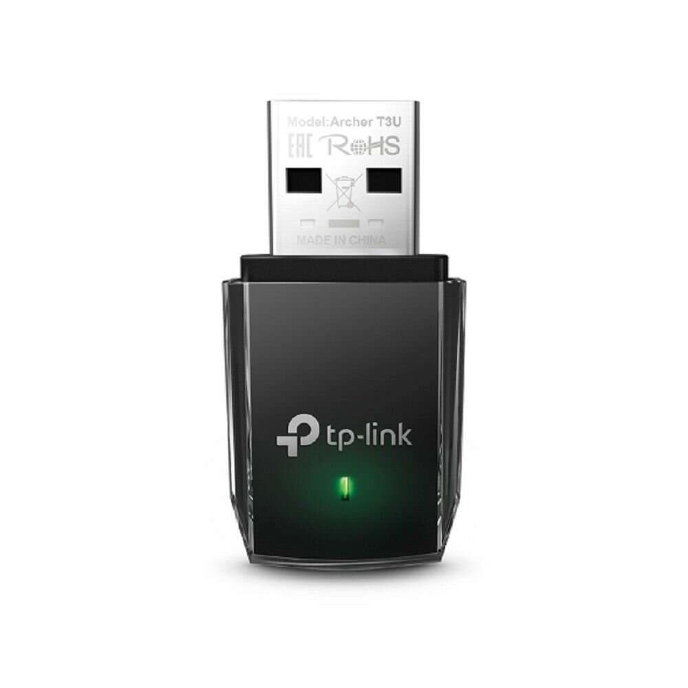 Wi-Fi USB-адаптер TP-Link Archer T3U, AC1300, двухдиапазонный, USB 3.0, с поддержкой MU-MIMO