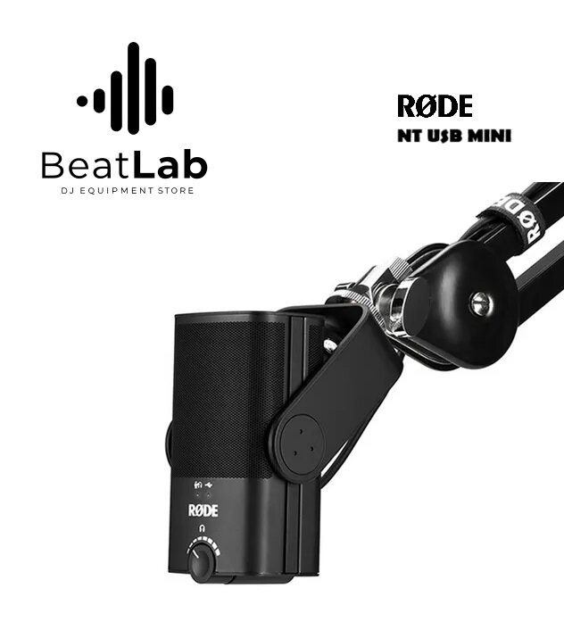 Микрофон Rode NT Mini, USB, настольный, конденсаторный, черный