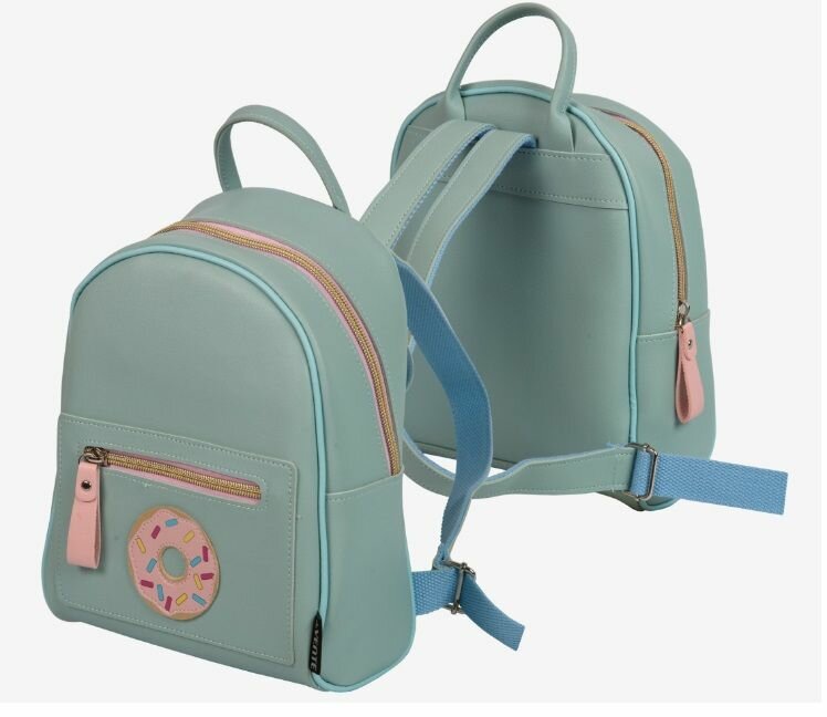 Рюкзак deVENTE Donut 7032234, для подростков, экокожа, 25 см x 19 см x 9 см