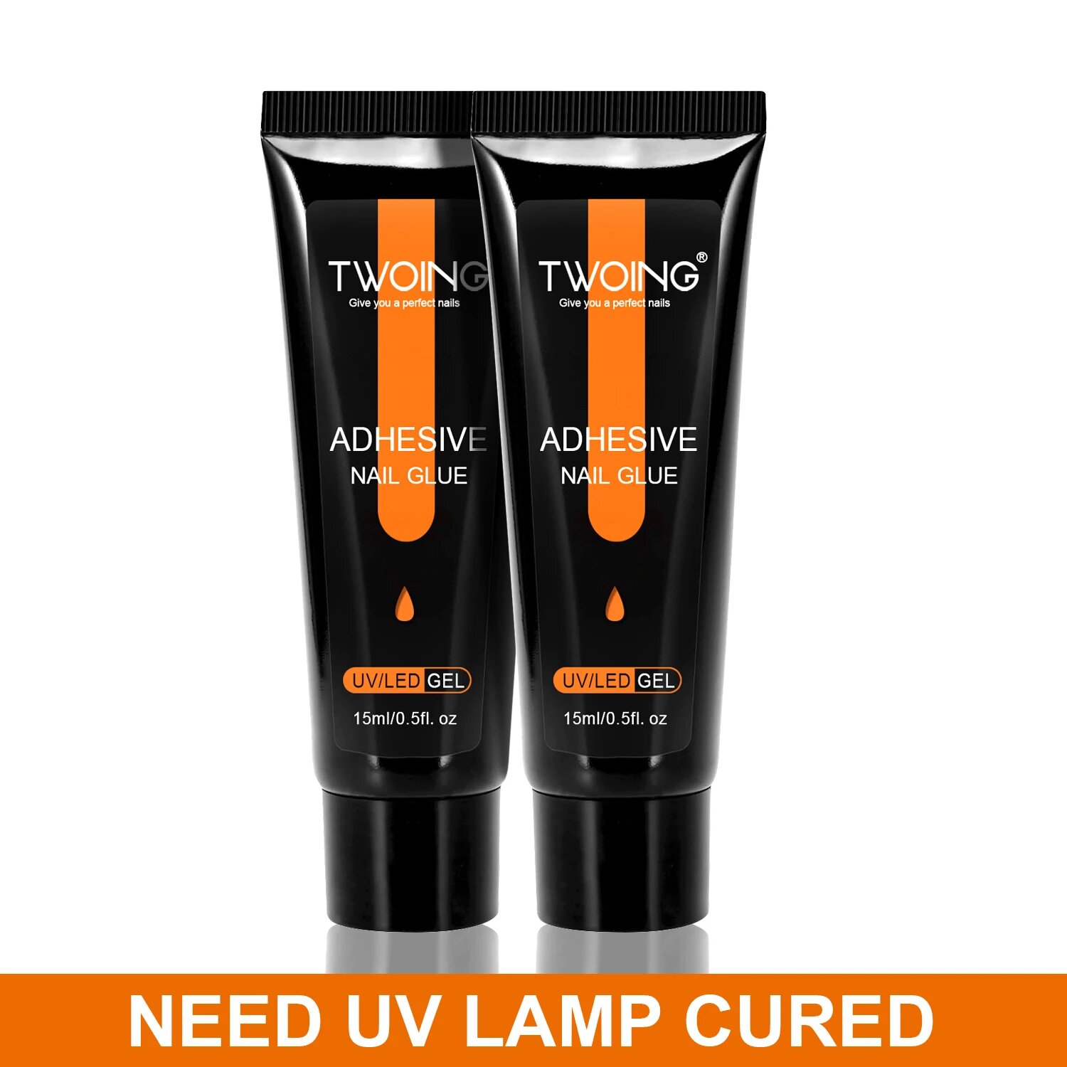 Гель Для Ногтей TWOING 15 Мл, Прозрачный, Для УФ/LED Ламп, Для Дизайна Ногтей И Нанесения Геля На Типсы