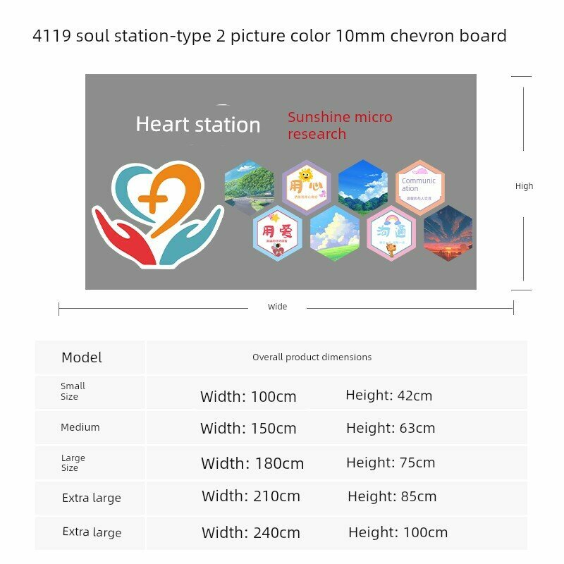 Mind Station Стиль 2 Мотивационный Постер на Фоамборде 10мм, Маленький Настенный Арт для Кабинетов Психолога и Офисов