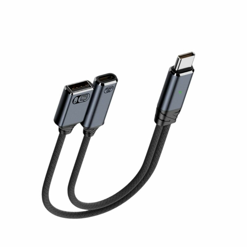 PD100 быстрая зарядка USB2.0-серый тип-C через одну точку и два порта C + передача по USB