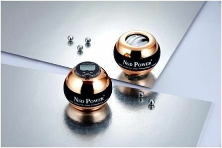 Кистевой тренажер Powerball Gold Metal, с счетчиком