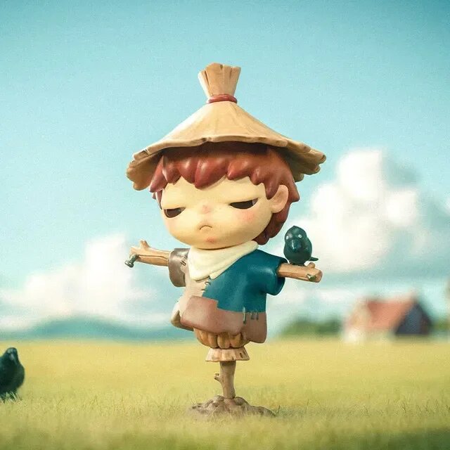 POP MART Hirono Mime Series фигурки-сюрпризы Scarecrow
