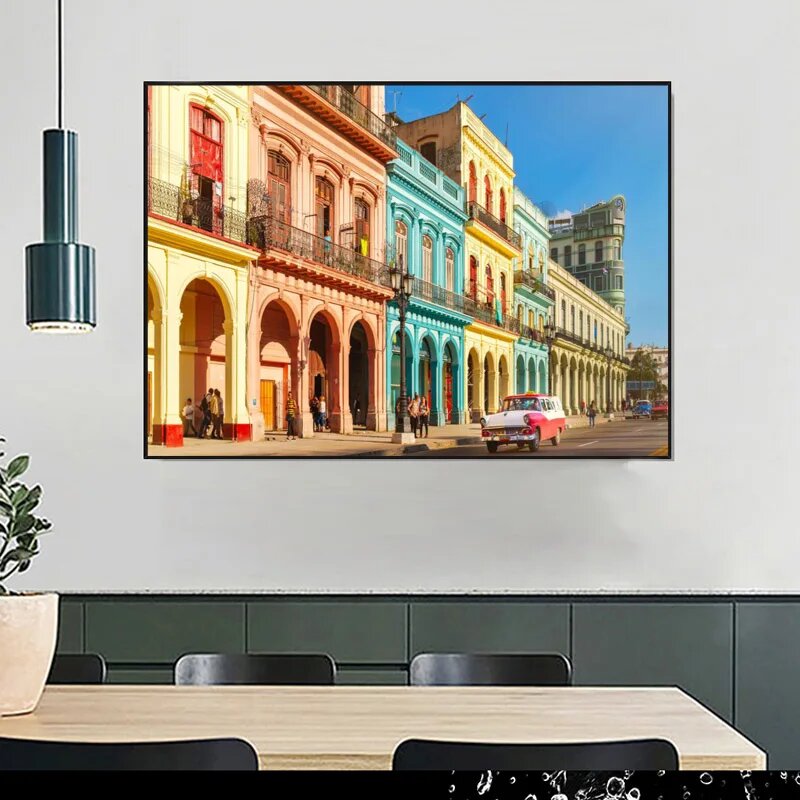 Картины Кубы на холсте 202212-6, 40X60CM No Frame