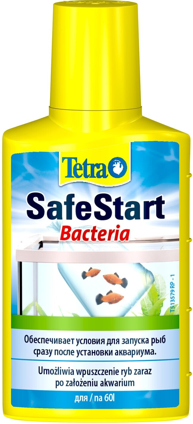 Tetra SafeStart бактериальная культура для запуска нового аквариума 50 мл.