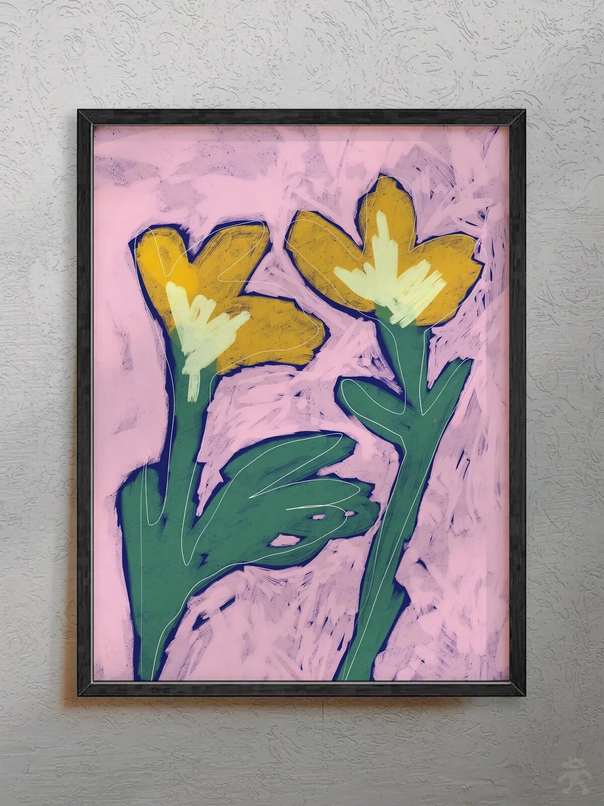 Интерьерный постер "Bloomin Lovely" в стиле pinterest, формат 30x40 см