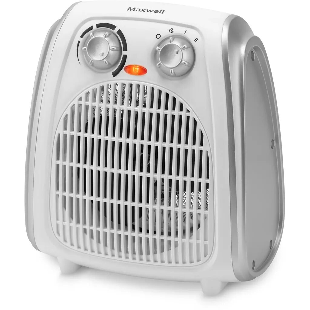 Тепловентилятор ТЭН Maxwell MW-3458, 2000Вт, с термостатом, 2 режима, белый
