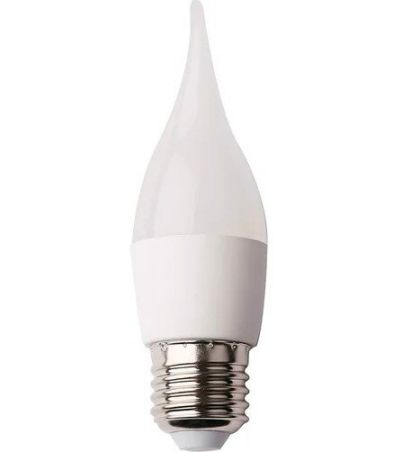 Лампа светодиод. Ecola candle LED 5.3W E27 4000K свеча на ветру