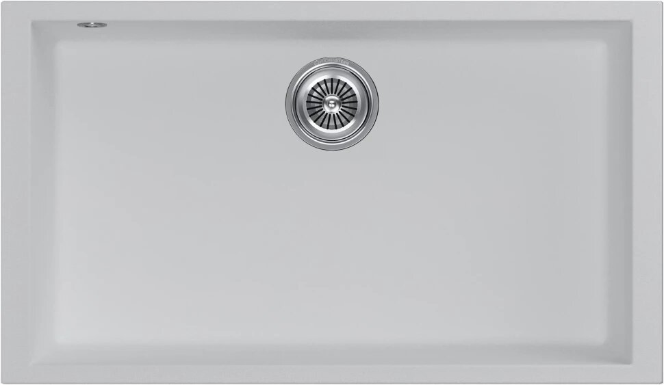 Кухонная мойка KuchenStern a-Granit Sub 80 202WH20 76x43,5 см, белый