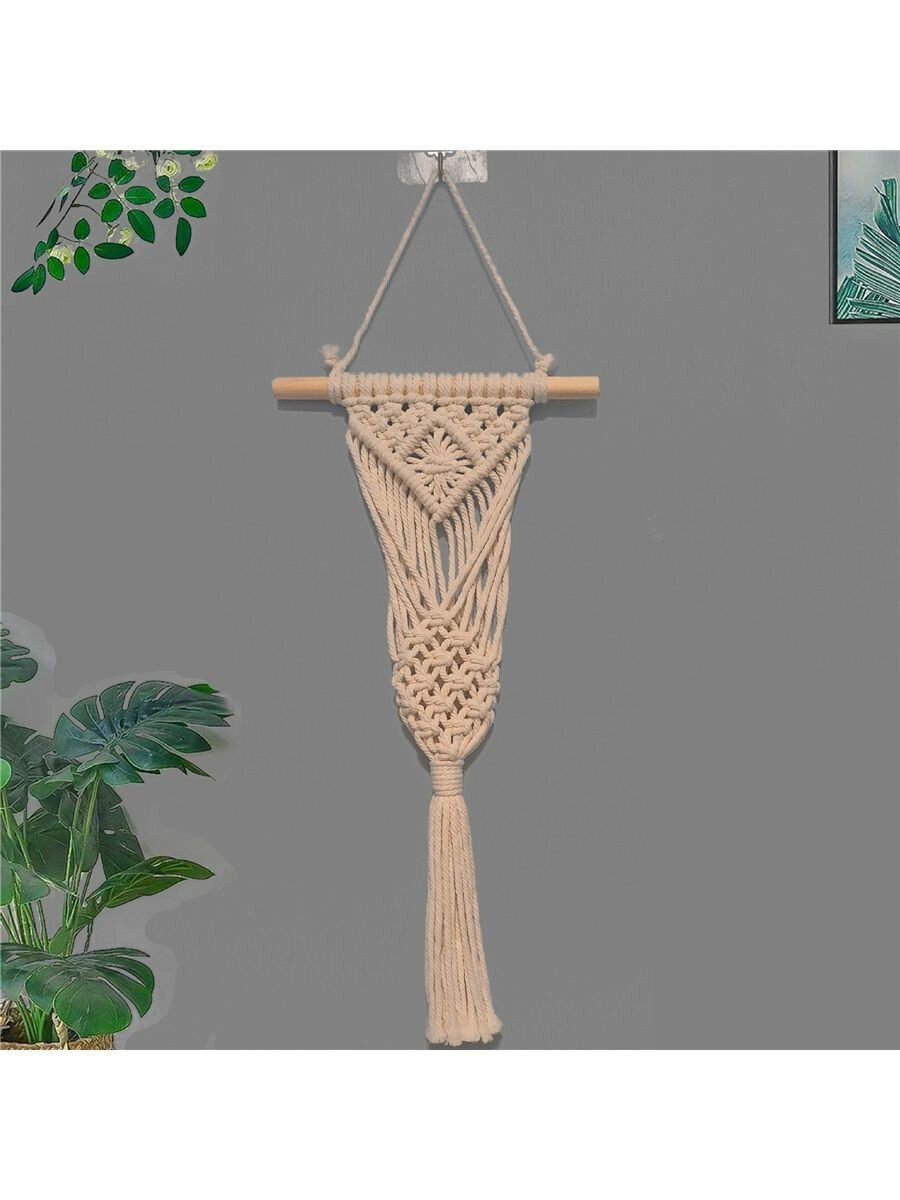 Макраме настенный фото дисплей бохо декор гобелен фото органайзер