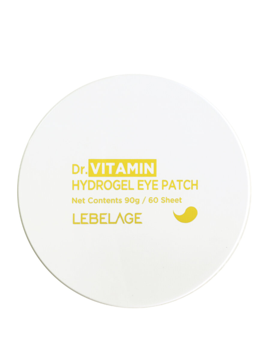 Lebelage Гидрогелевые патчи для глаз с витаминами / Dr.Vitamin Hydrogel Eye Patch, 60 шт.
