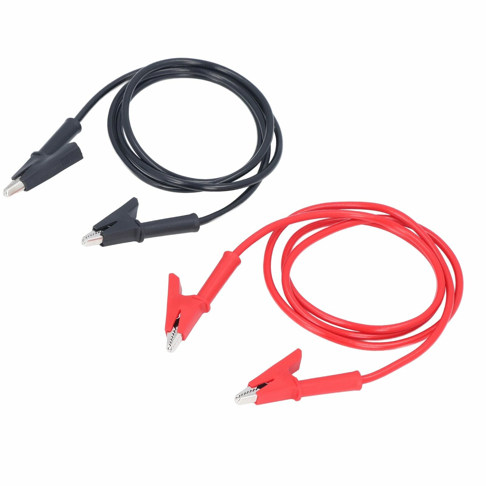 Двусторонние зажимы-крокодилы из латуни с силиконовой изоляцией, 20А 3000В, для тестирования аккумуляторов и электропроектов