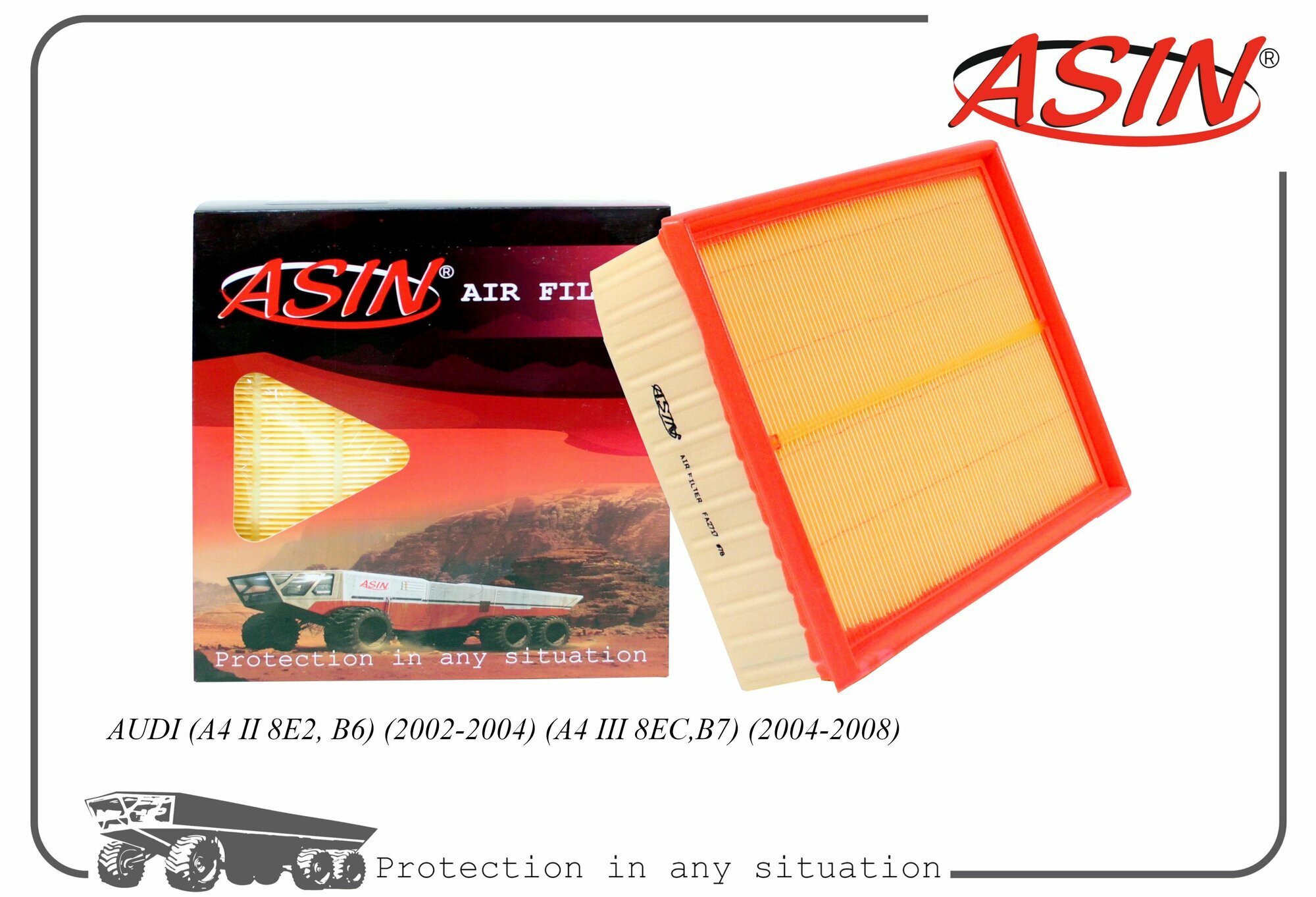 Фильтр воздушный ASIN. FA2717 ASIN