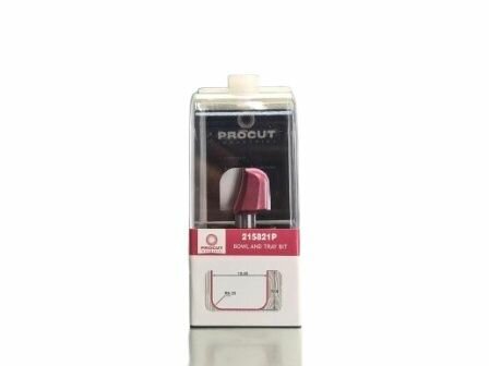 Фреза для желобов и чаш (проф. серия) Z 2 R 6.4 D 19x16x48 S 8 PROCUT