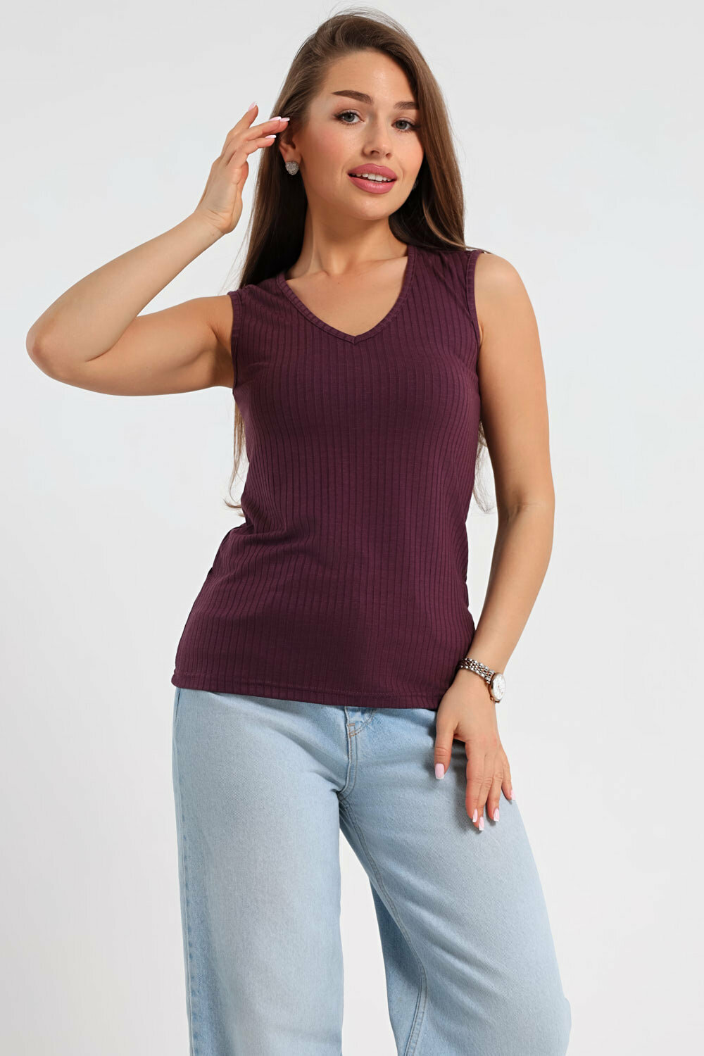 Майка Трикотаж лапша