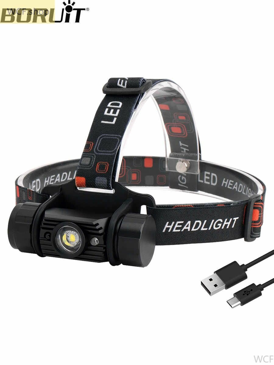 Налобный фонарь BORUIT 020 с функцией индукцииWCF