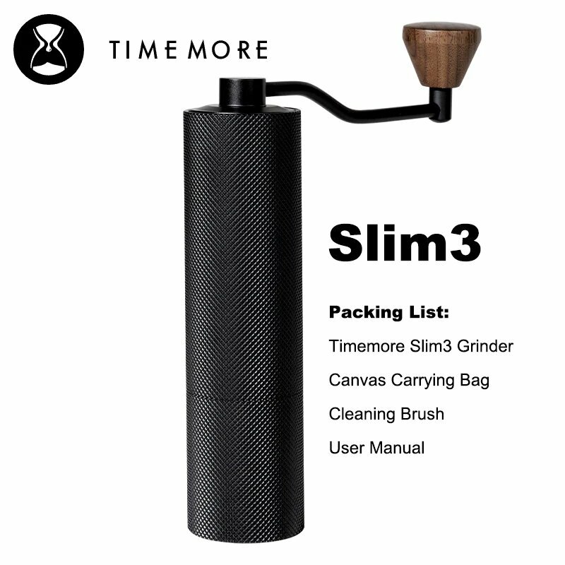 TIMEMORE Slim Plus / Slim3 ручная кофемолка из нержавеющей стали SLIM 3
