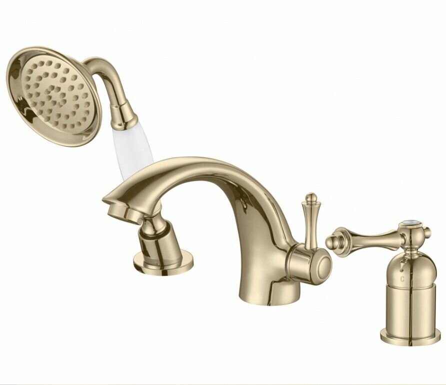 Смеситель на борт ванны GANZER GZ77033-E ретро