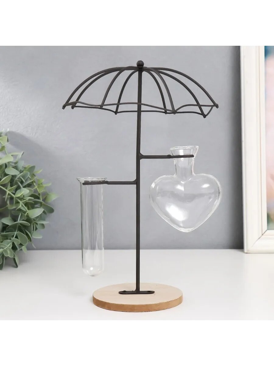 Декор "Сердце под зонтом"