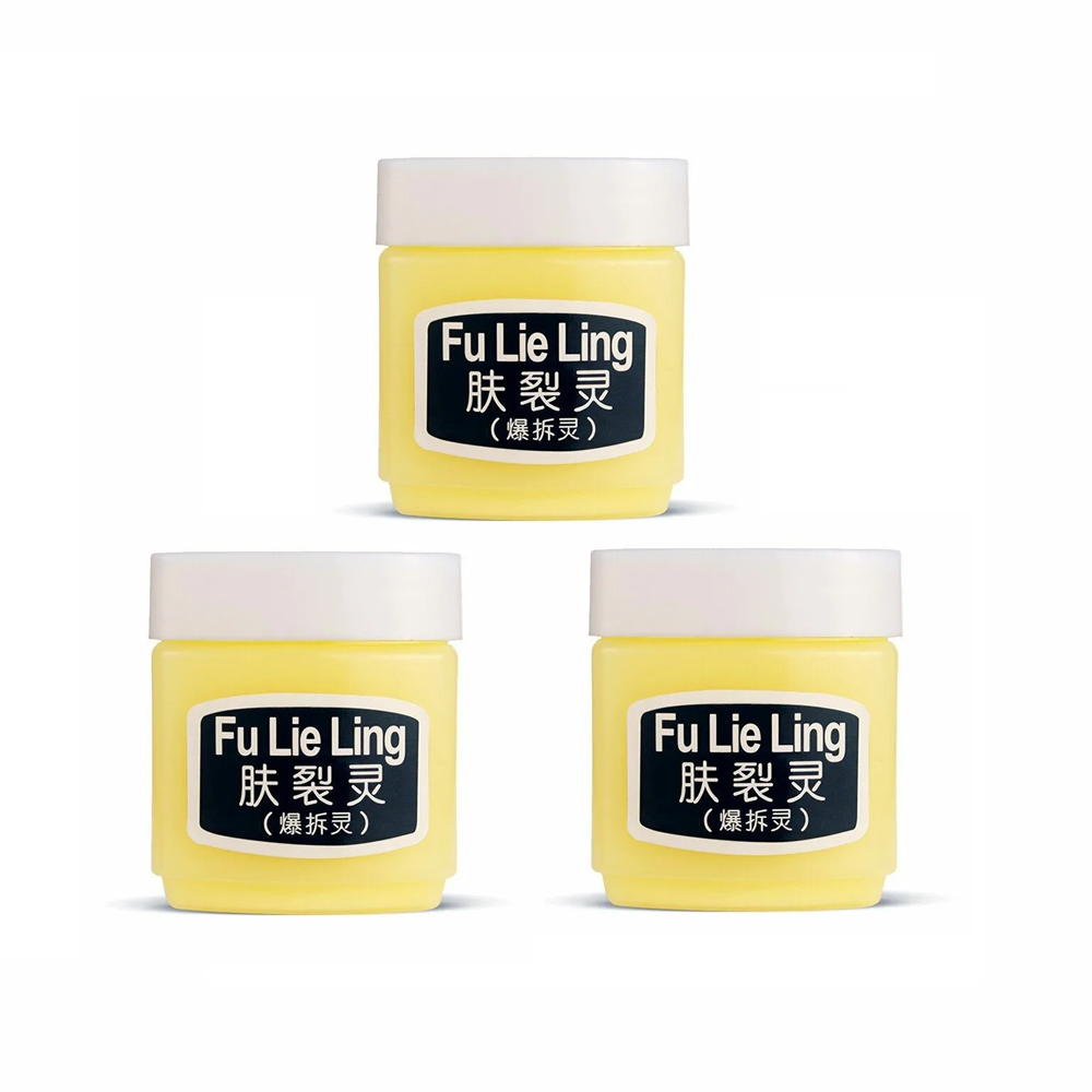 Крем мазь увлажняющая Fu Lie Ling - 3 шт. от трещин, сухости и зуда - 45 гр. x3