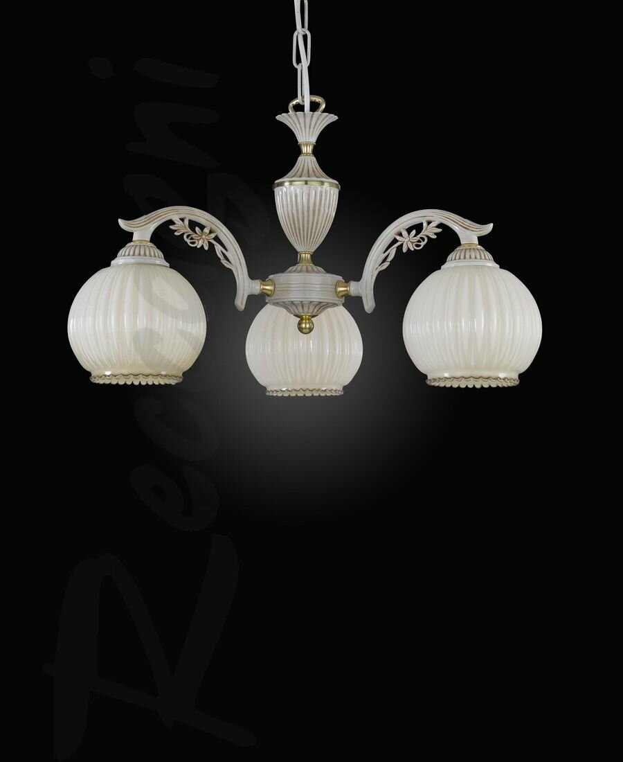 Классическая подвесная люстра Reccagni Angelo L 9670/3 Итальянское производство