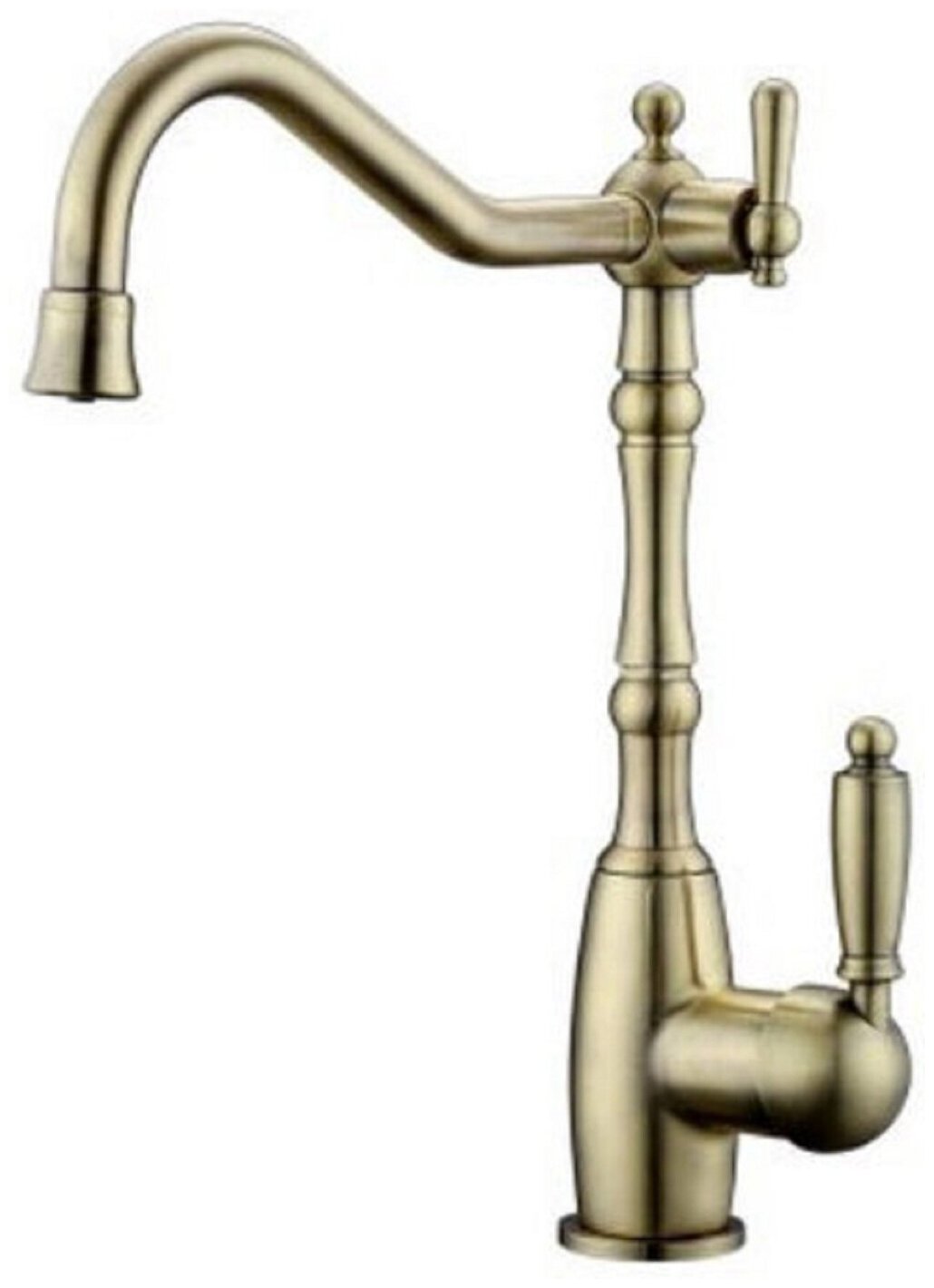 Смеситель для кухни под фильтр KERN 2058 , цвет - бронза