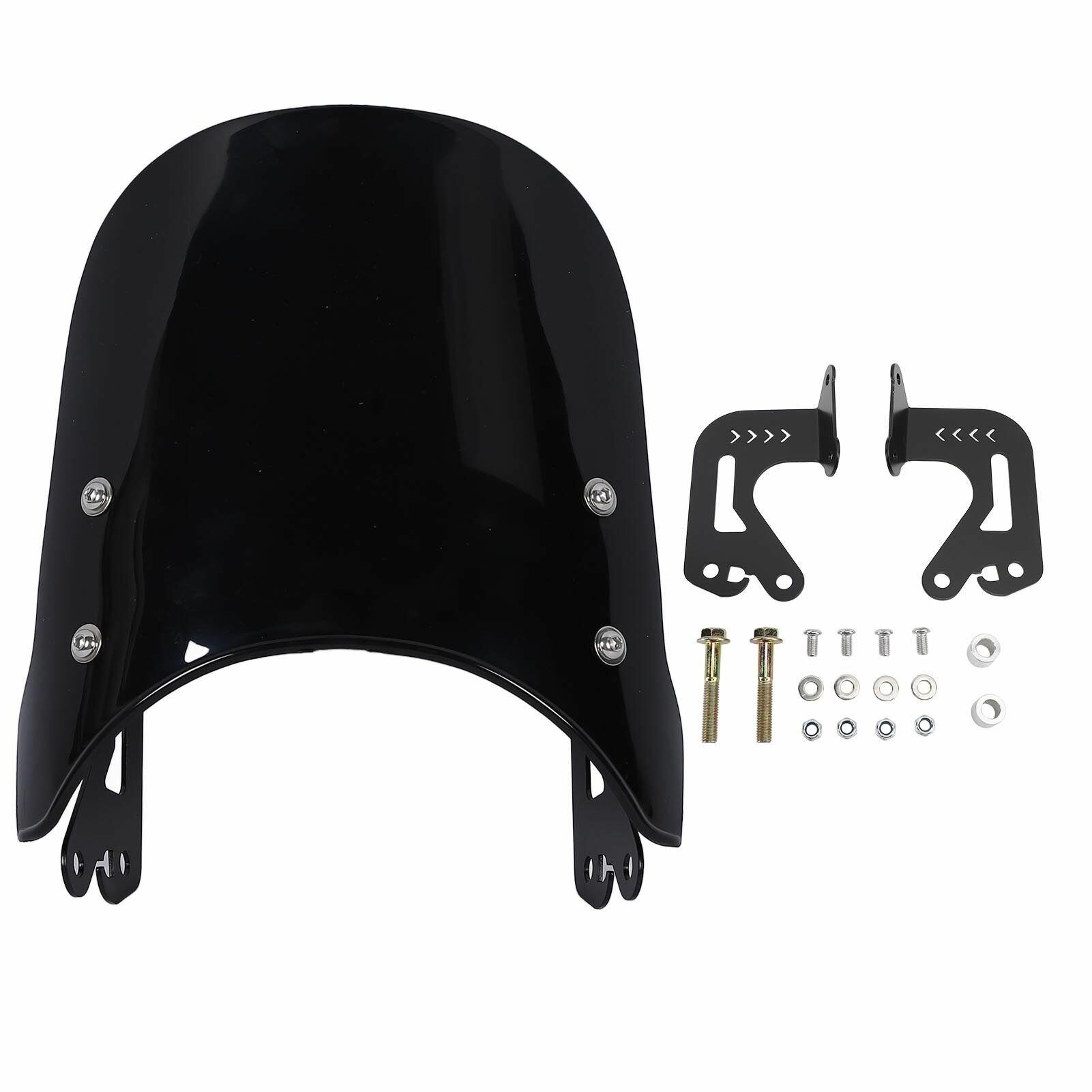 Лобовое стекло Royal Enfield Hunter черного цвета