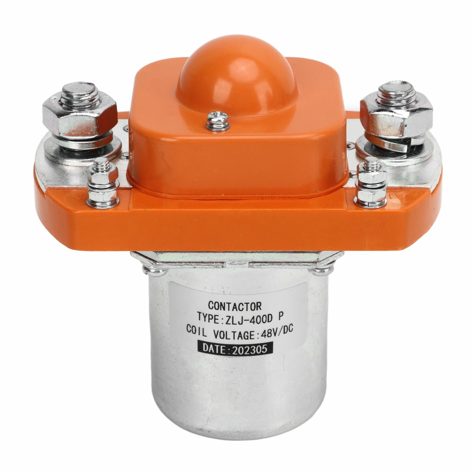 Главный контактор соленоид ZLJ 400D 48 В 400 А металлический мощный универсальный для электрического гольф-кара трактора вилочного погрузчика судна