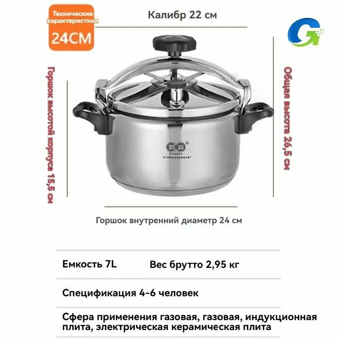 Автоклавы для консервирования домашний 8литров