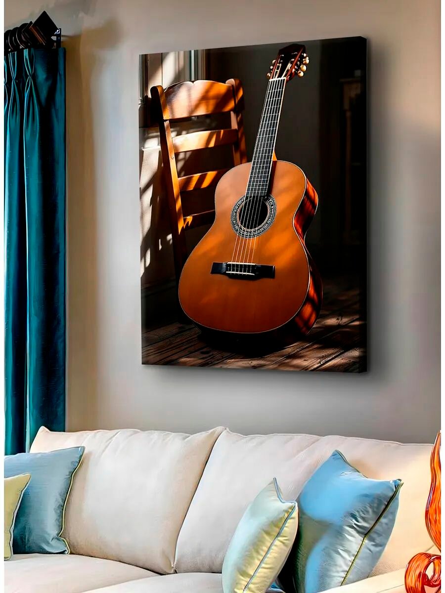 Картина "Гитара", модульная 30х40см 1шт.