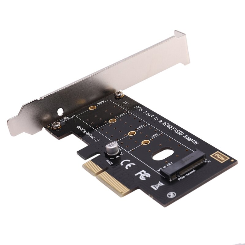 Адаптер для платы расширения Pci-E Pci Express 3.0 X4 на Nvme M.2 M Key Ngff Ssd Pcie M2