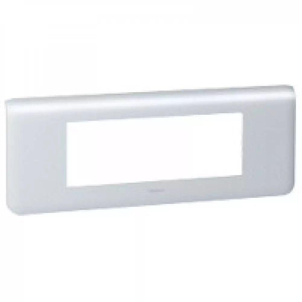 Рамка Legrand Mosaic 6 модулей горизонтальная алюминий 079016