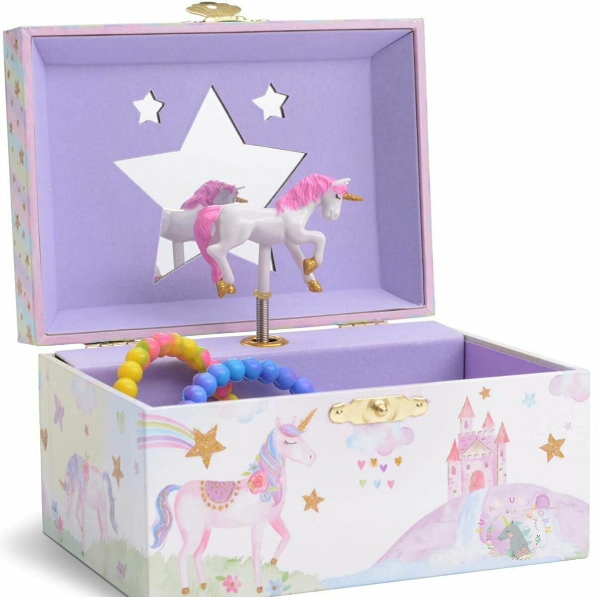 Музыкальная шкатулка с единорогом "Sugar Unicorn"