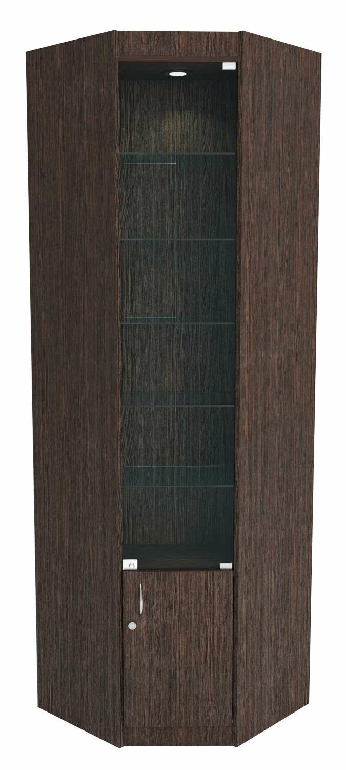 Витрина №5-1 из ДСП (задняя стенка ДВП), Дуб Венге. Производство товара - компания ТОБ.