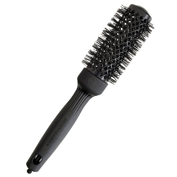 Термобрашинг Olivia Garden для укладки волос Expert Blowout Shine Wavy Bristles Black Label 35 мм