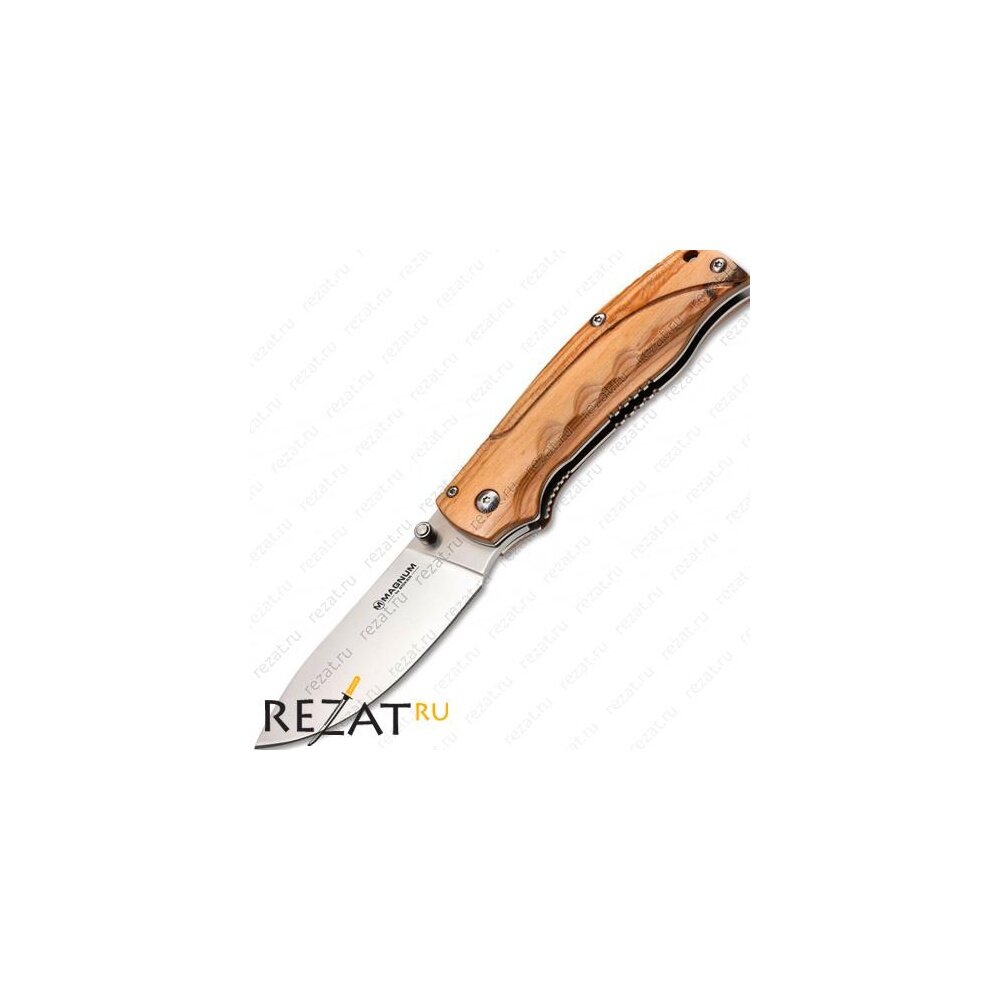 Boker 01MB700 Bk pakka hunter - склад. нож, дерев. рук-ть, сталь 440b, boker 01mb700