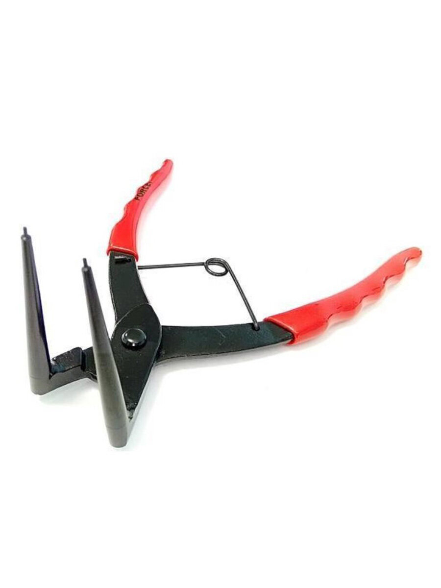 Съемник стопорных колец, сжим с длинным жалом Force 9U0102, 200 мм