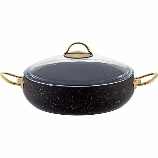 Жаровня Горянка 30 см, алюминий, черный (ГЖА-0330Ч)