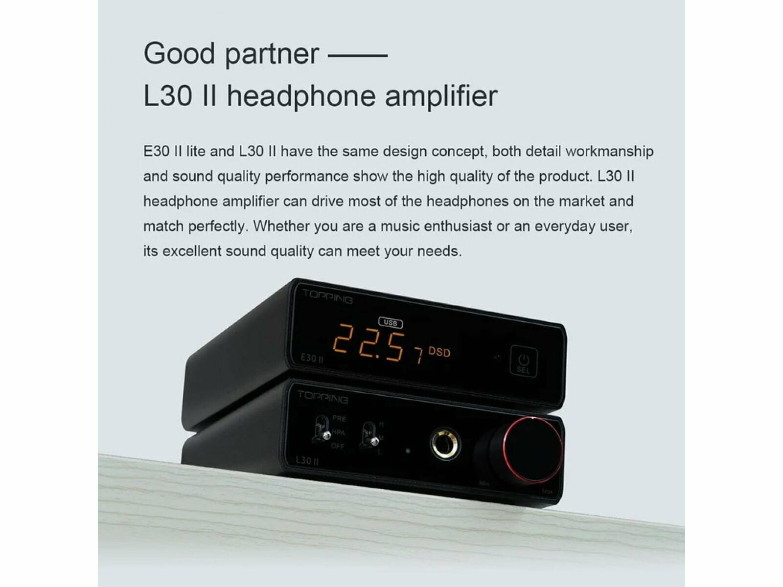 ЦАП Topping E30 II Lite (черный)
