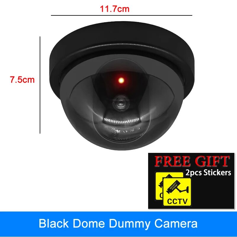 Муляж камеры видеонаблюдения Dome Black