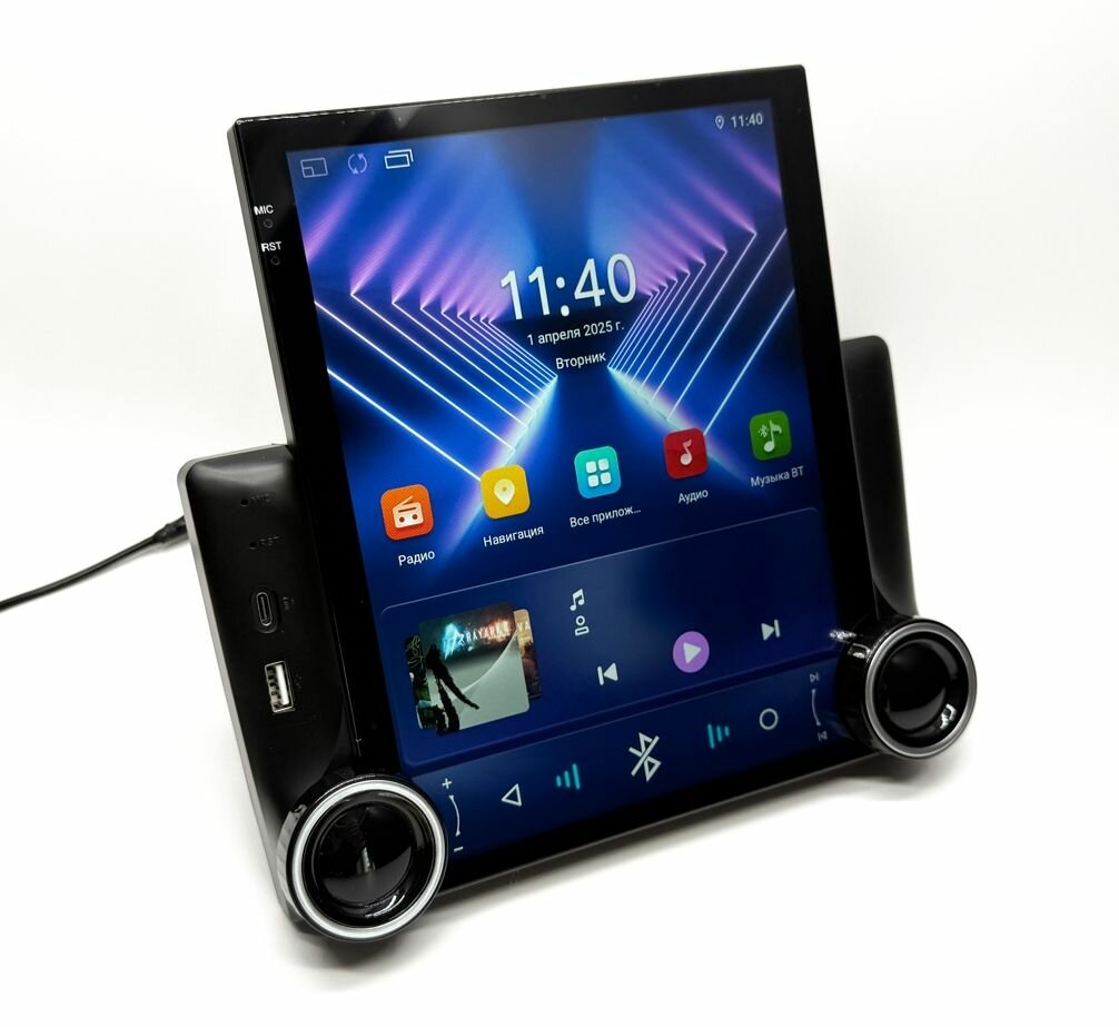 Tesla магнитола 4/64 Drive-One с крутилками 9.7 дюймов - Carplay