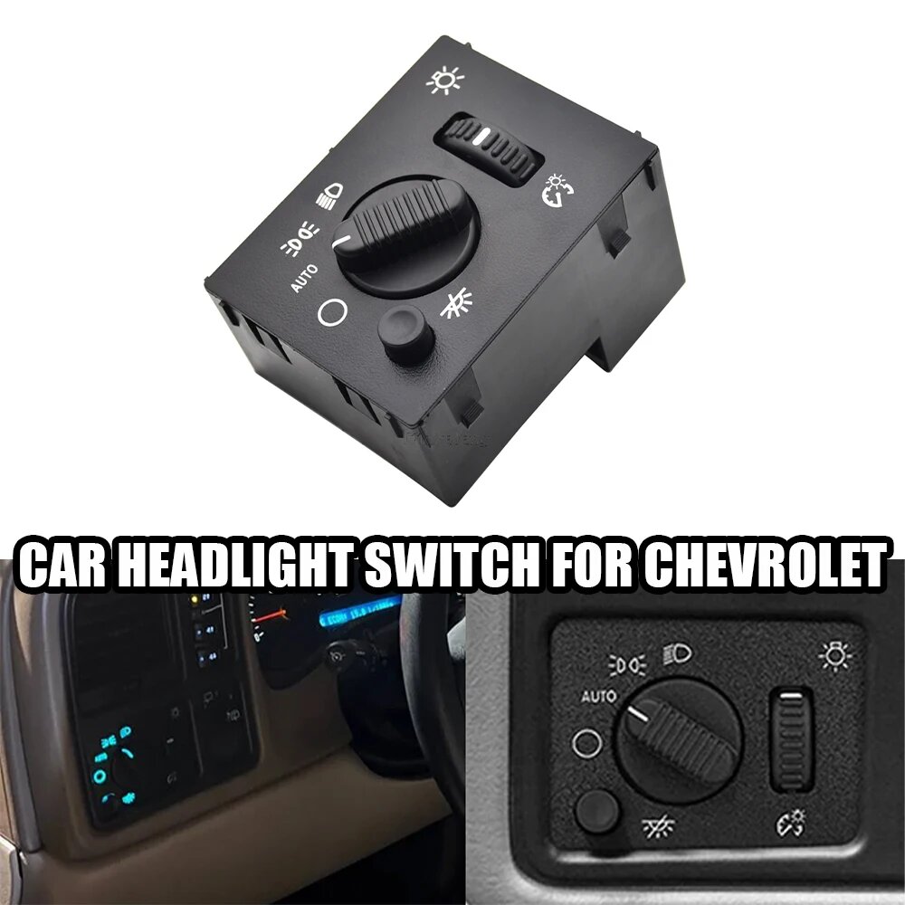 Переключатель фар для Chevy Silverado GMC Sierra Yukon, диммер фар для Hummer H2 2003-07 19381535 15194803 Автозапчасти